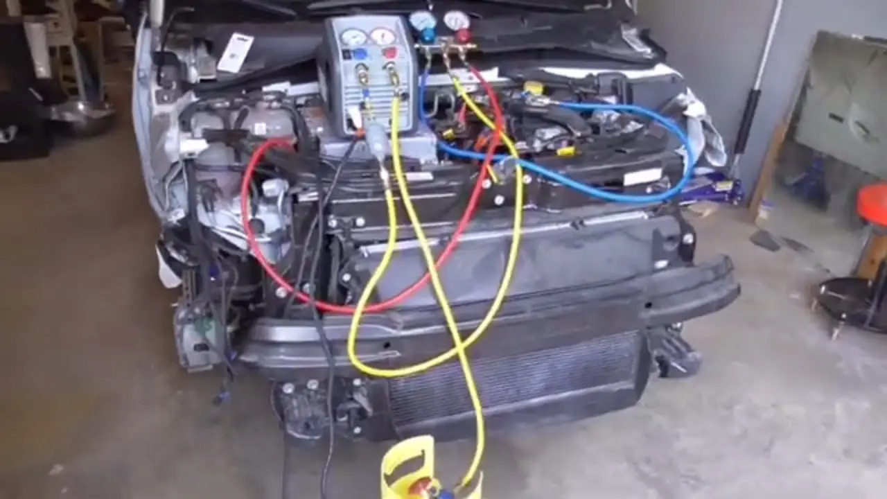 How to remove refrigerant from car without a machine? Step-By-Step